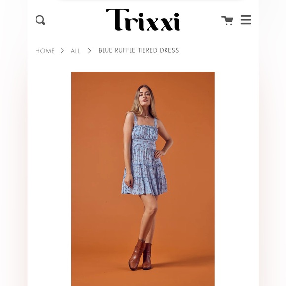 Trixxi | Dresses | Trixxi Clothing Company Floral Sleeveless Mini Dress ...